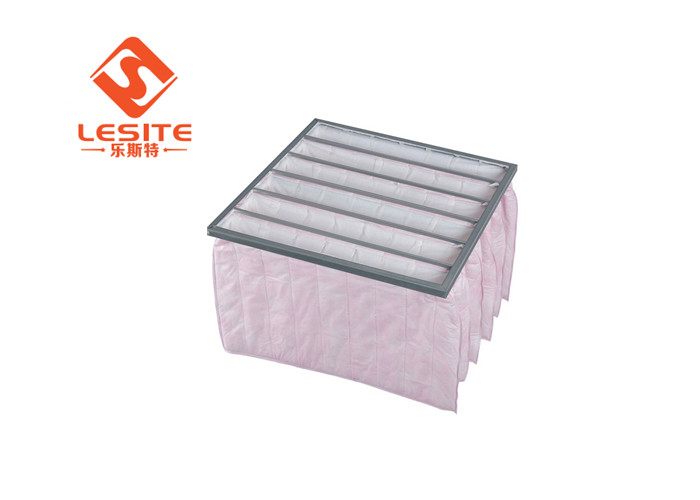 Non Woven Fiber H13 Hepa Bag Filter , Pocket Bag Filter For Clean Room