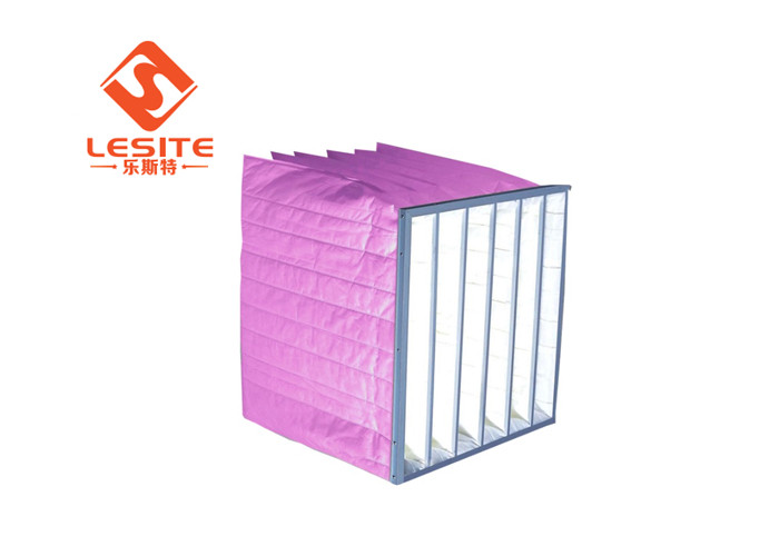 High Permeability 99.97% Pocket Bag Filter Long Working Life